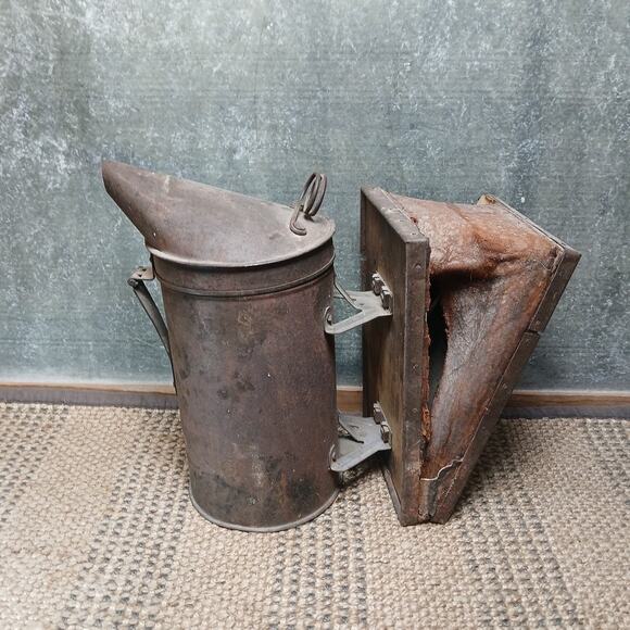 Unbranded | Accents | Antique Primitive Bellow Bee Smoker Rough Rustic ...